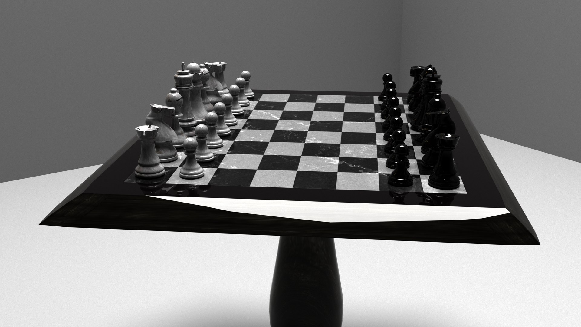 Obsidian Chess Set Highly Detailed 3D Model 3D Model - TurboSquid 2435748