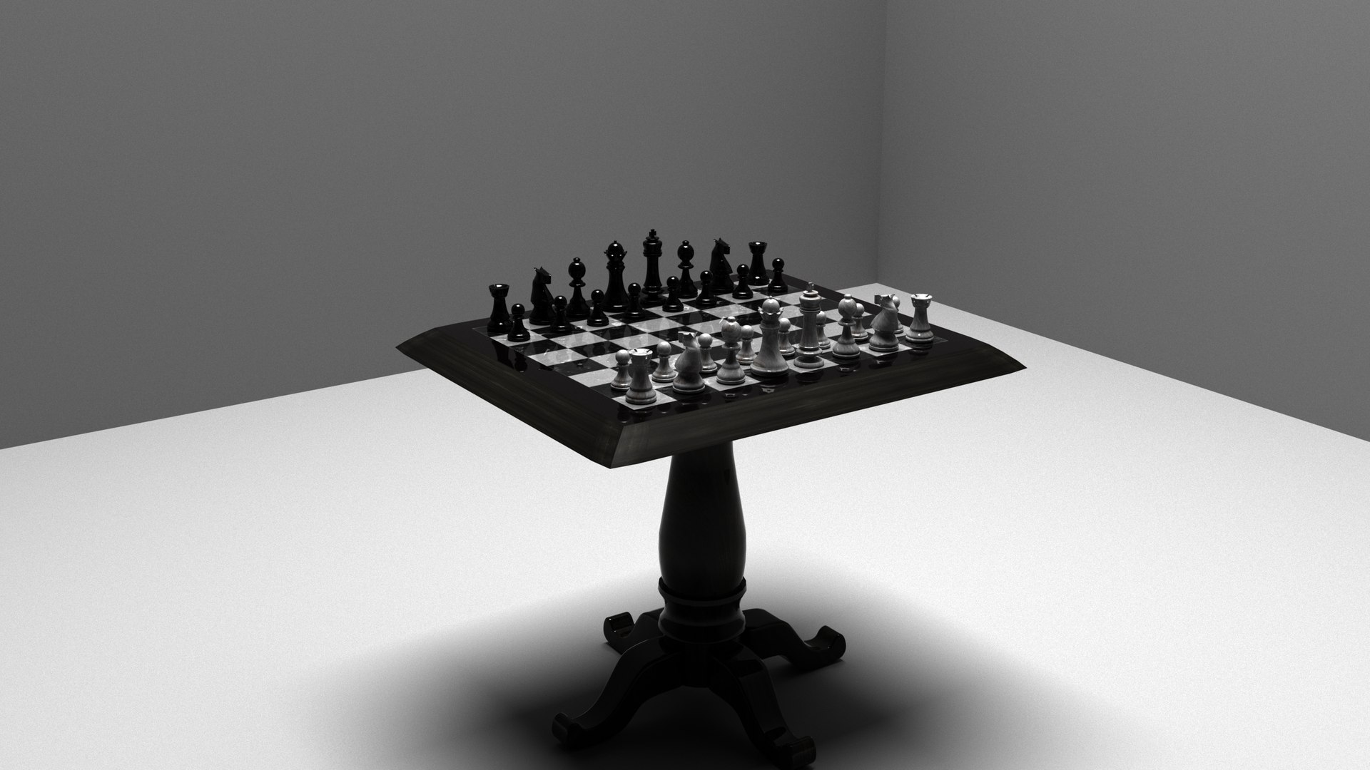Obsidian Chess Set Highly Detailed 3D Model 3D Model - TurboSquid 2435748