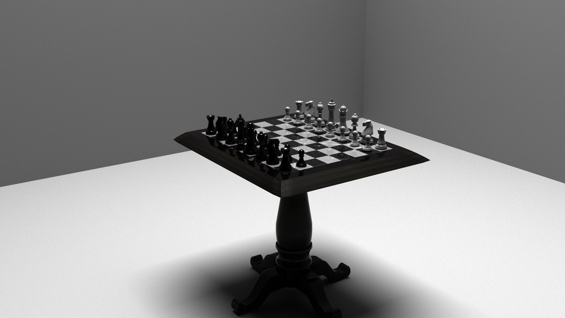 Obsidian Chess Set Highly Detailed 3D Model 3D Model - TurboSquid 2435748