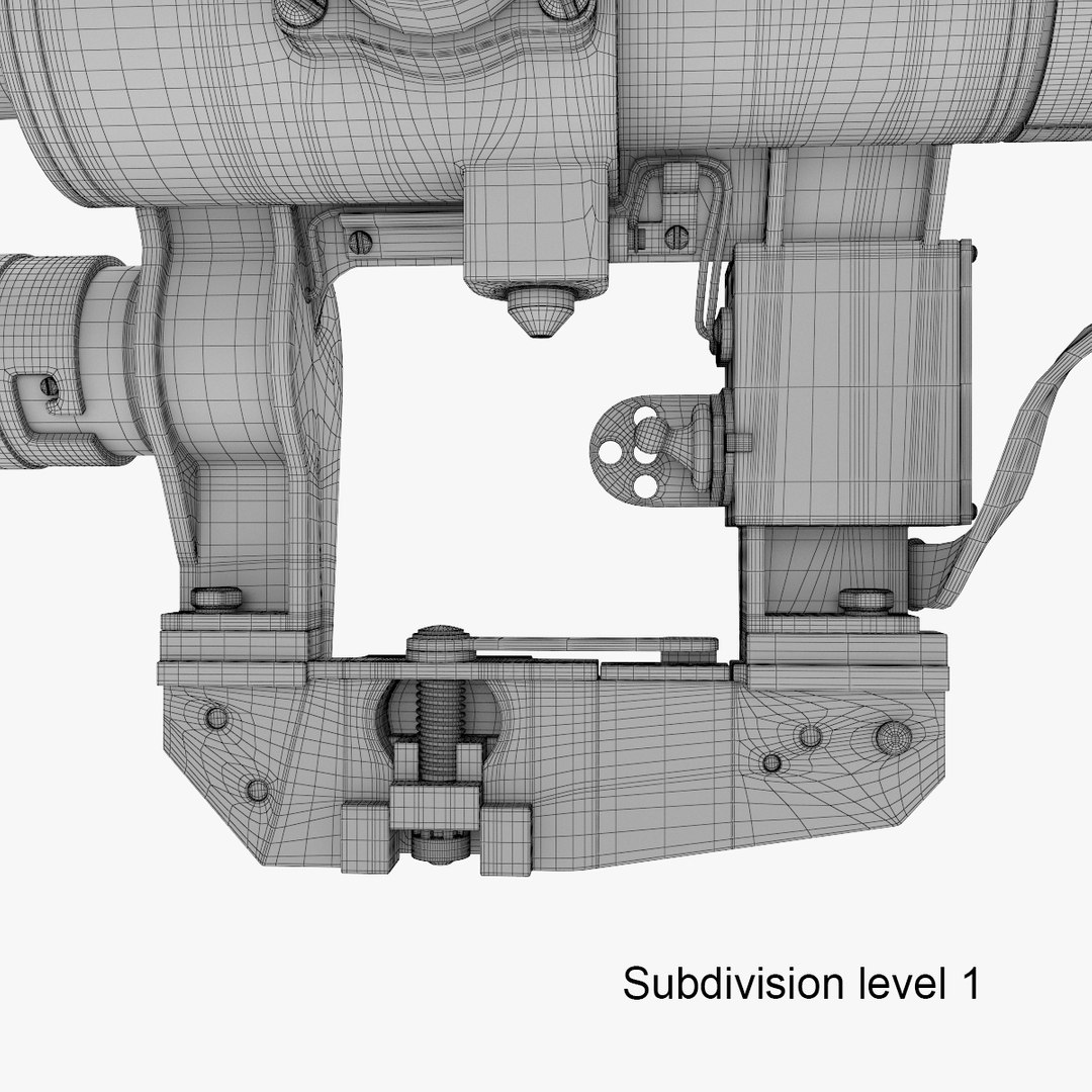 Optical Sight Pso-1 Pso 3d Model