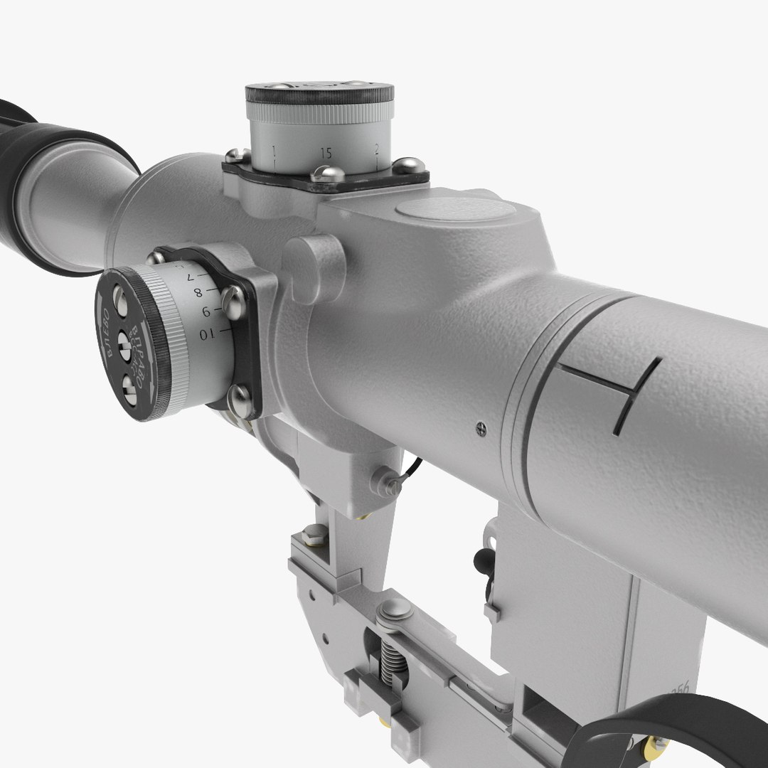 Optical Sight Pso-1 Pso 3d Model