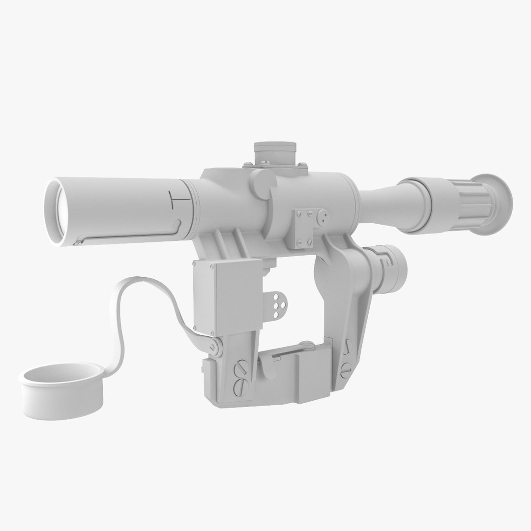 Optical Sight Pso-1 Pso 3d Model