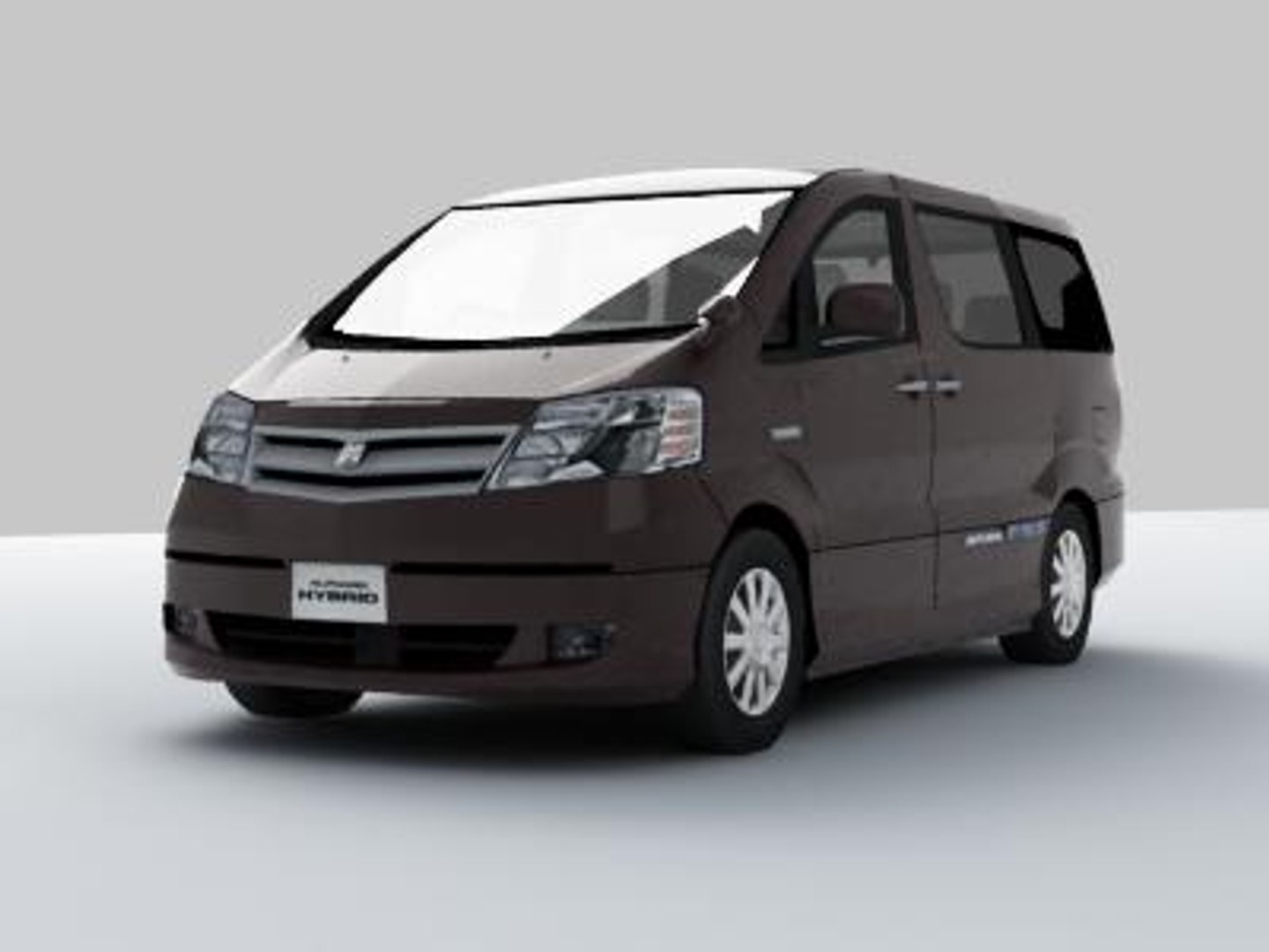Toyota Alphard Hibrid 3d Model
