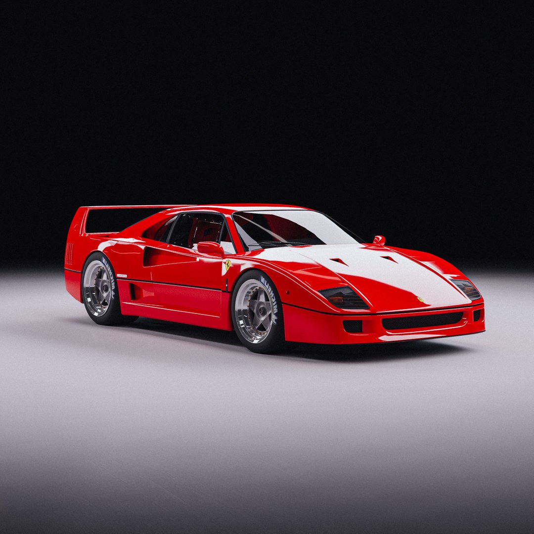 modelo 3d Ferrari F40 - TurboSquid 2036879