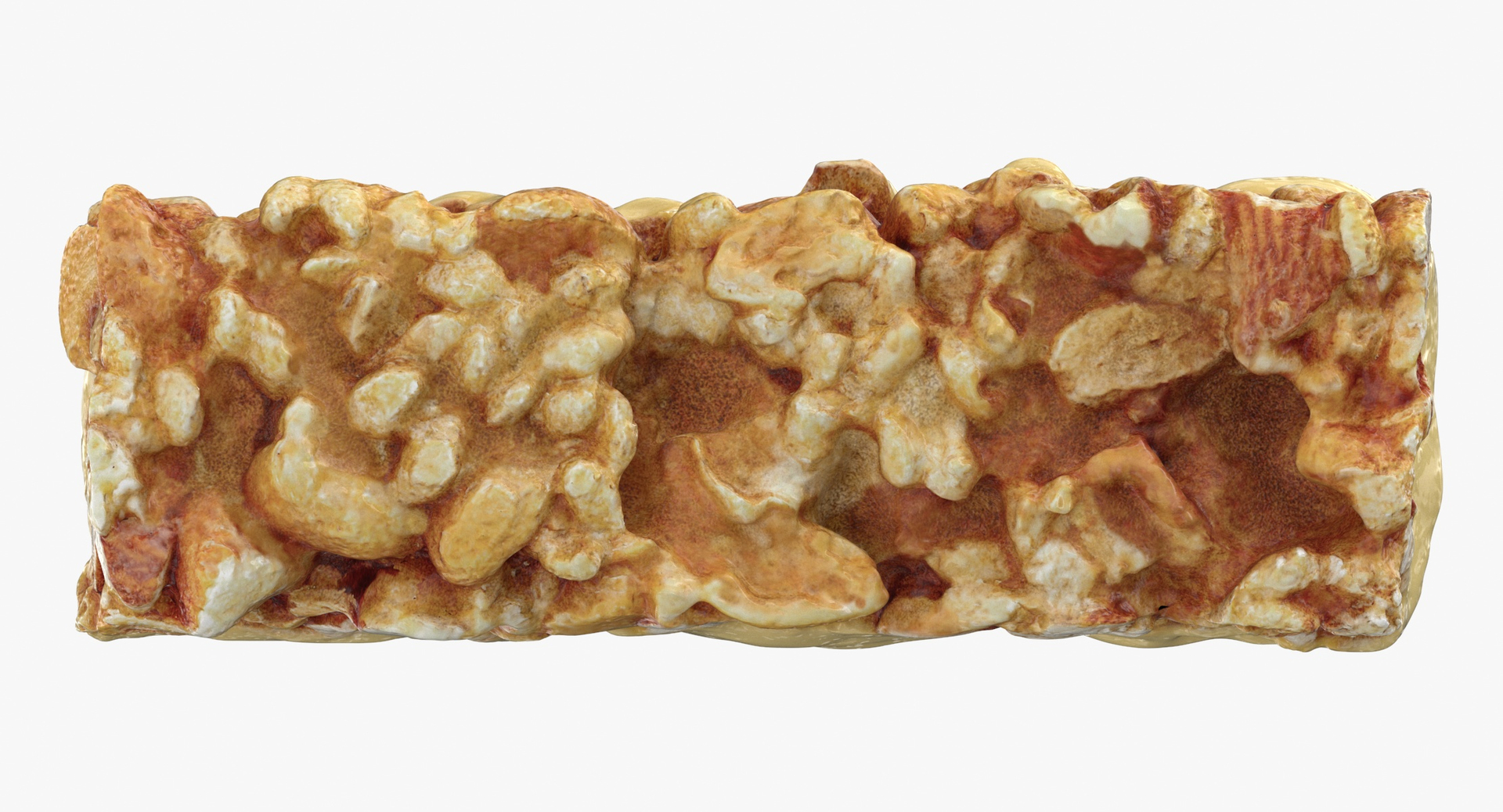 3D Protein Bar With Caramel And Nuts 01 Model - TurboSquid 2088623