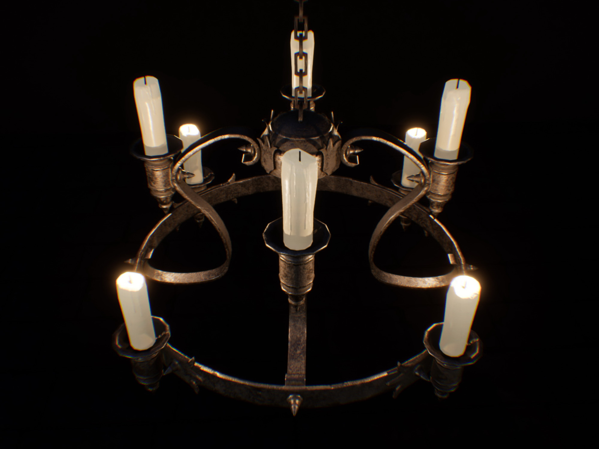 Light candle 3D model - TurboSquid 1669937