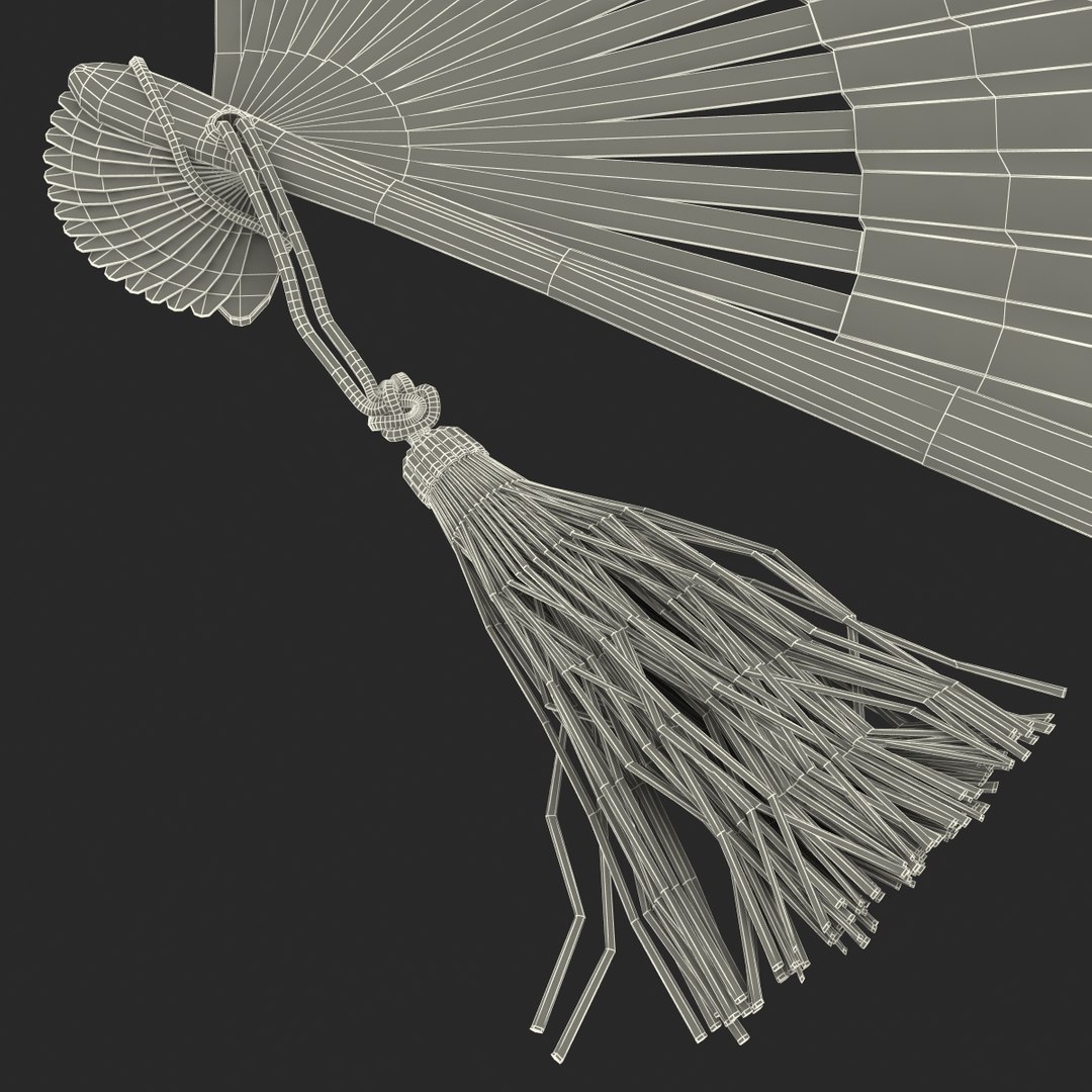 3d japanese fan model
