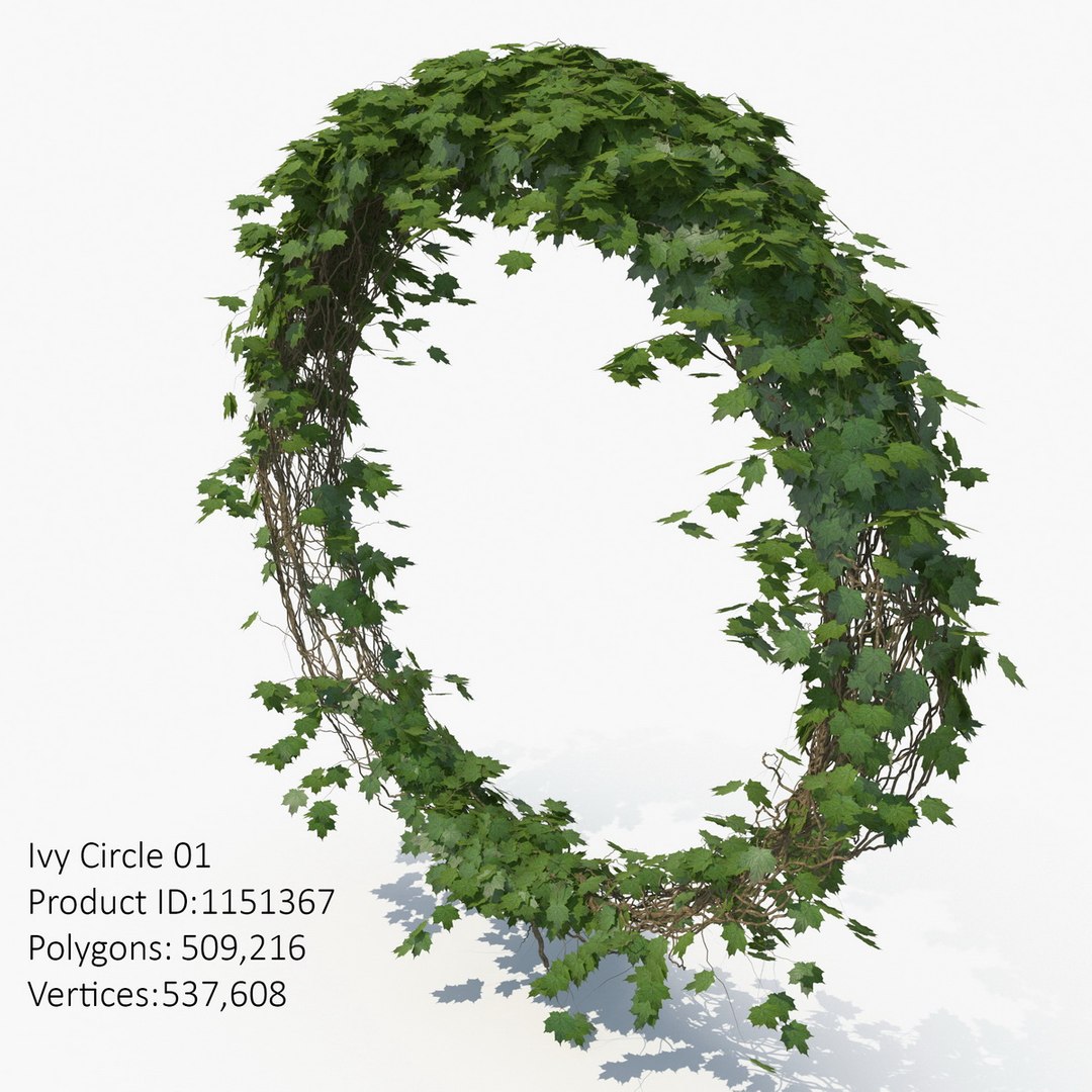 Ivy Column 3D - TurboSquid 1233599