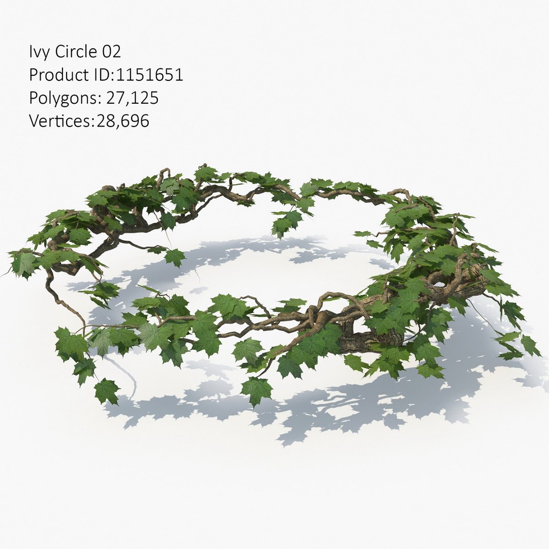 Ivy Column 3D - TurboSquid 1233599