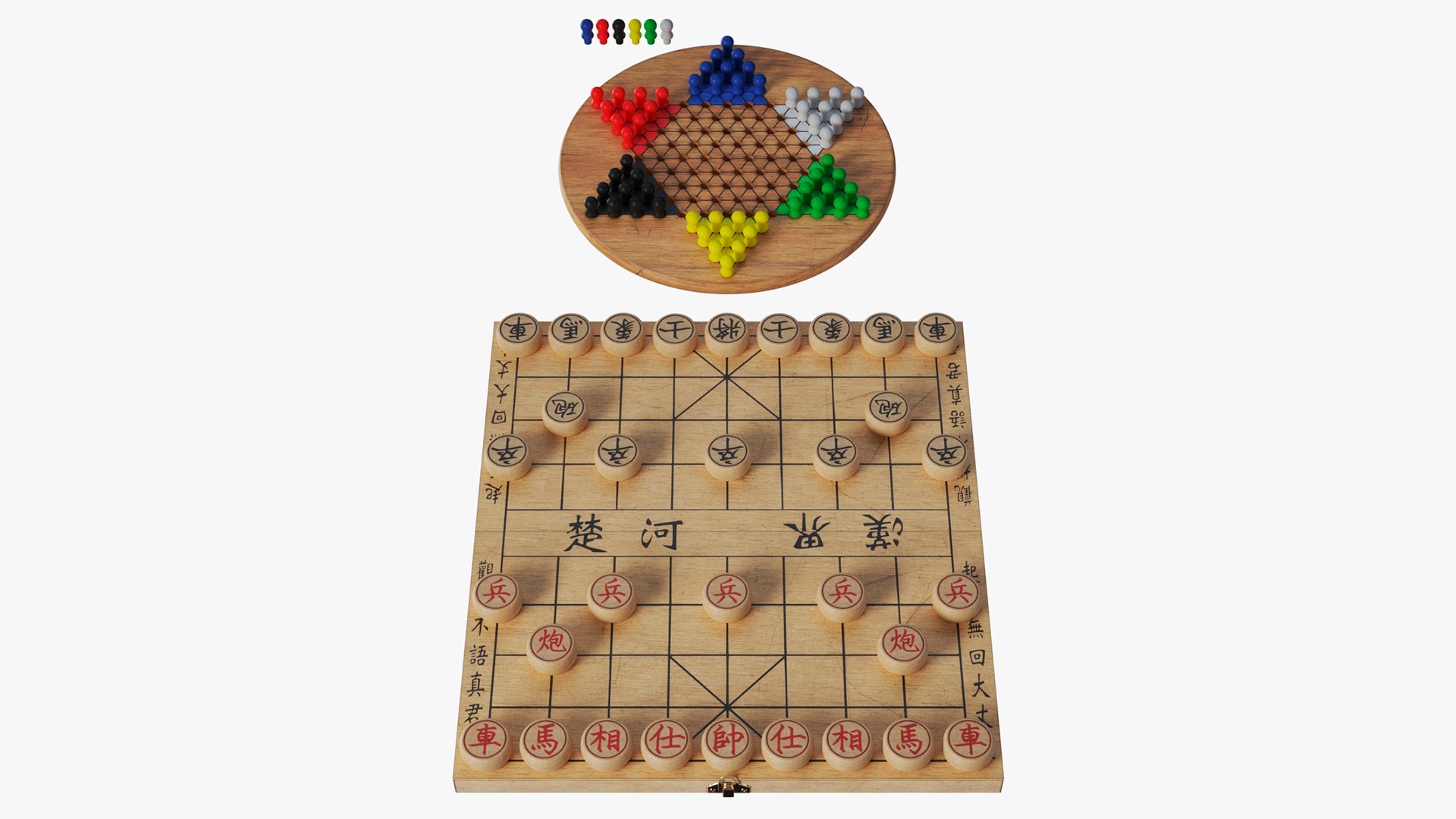 3D Board Game Set 1 - TurboSquid 1894436