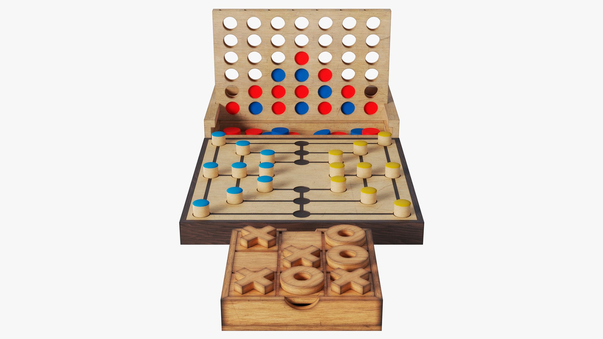 3D Board Game Set 1 - TurboSquid 1894436