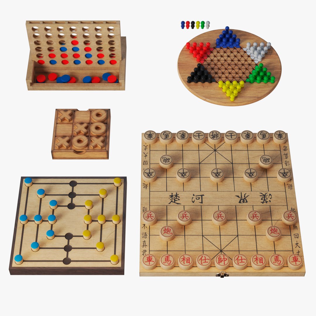 3D Board game set 1 - TurboSquid 1894436