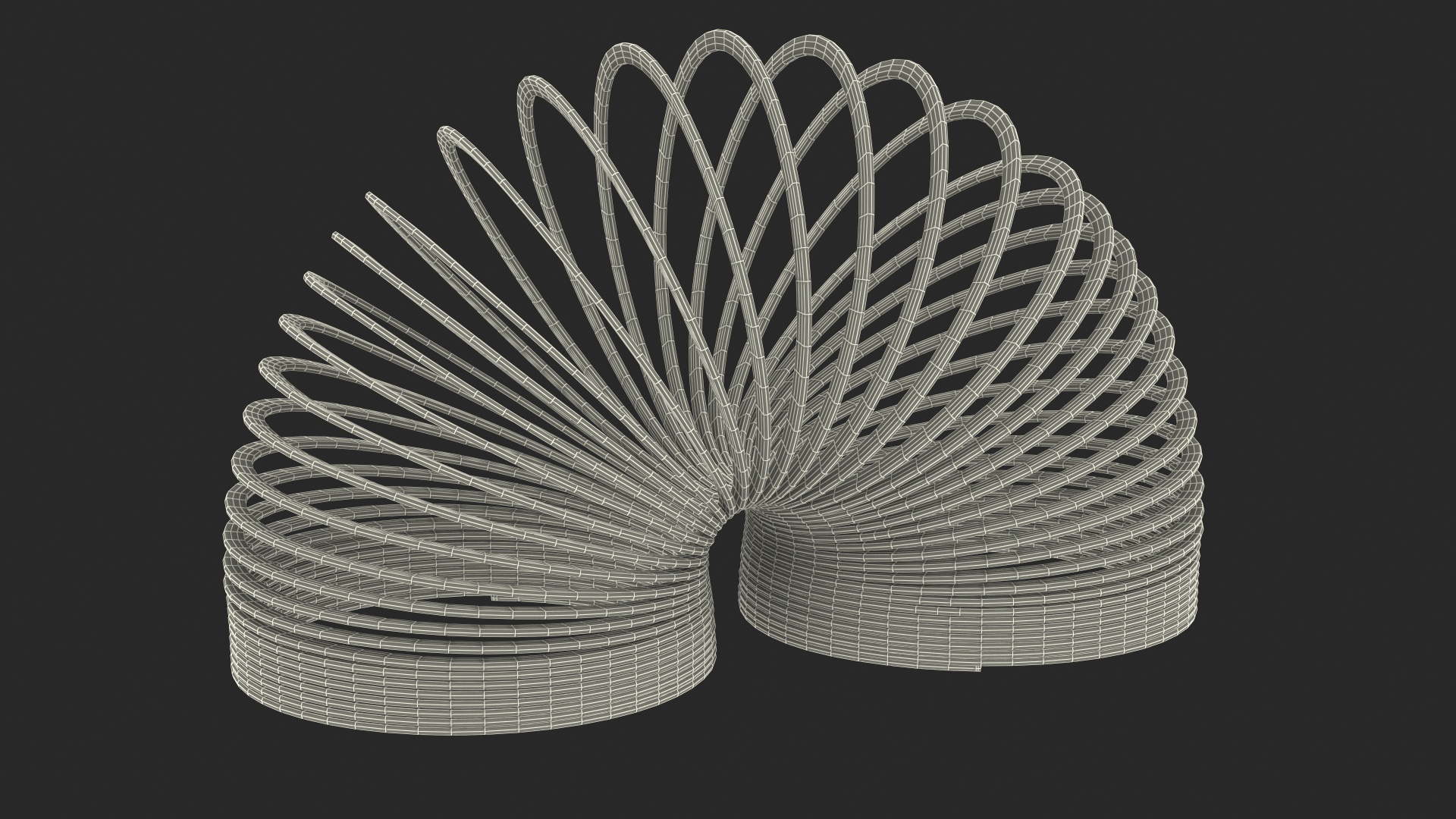 Rainbow Slinky Toy Spring 3D Model - TurboSquid 1488357