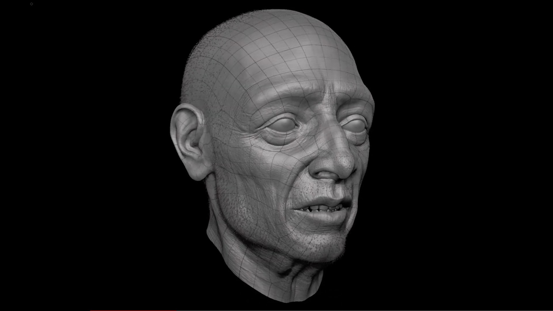 3D Old Man Head Sculpt Model - TurboSquid 1947752