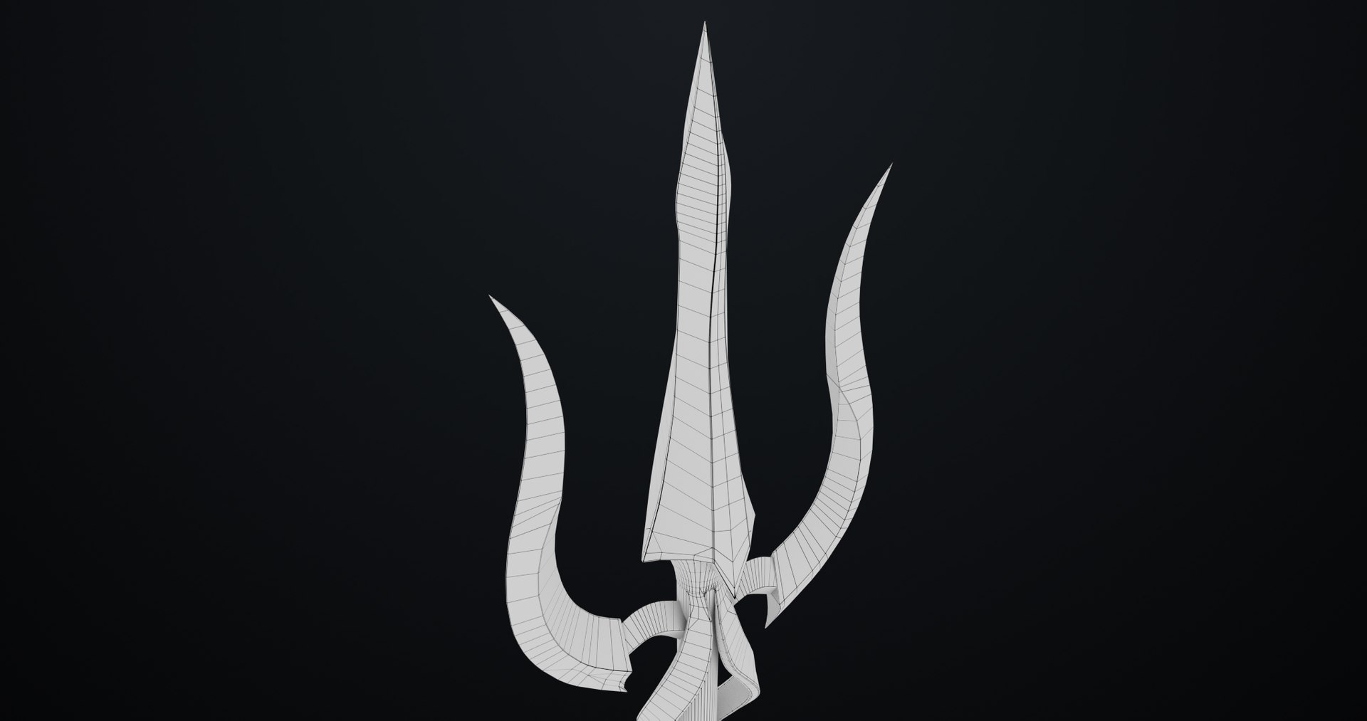 Fantasy Trident 02 All PBR Unity UE Textures Included 3D Model ...