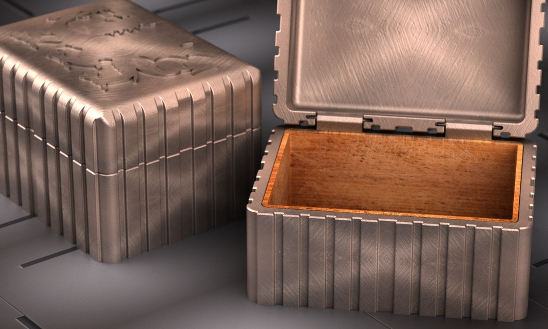 Warlock Lock Box 2015 3d Max