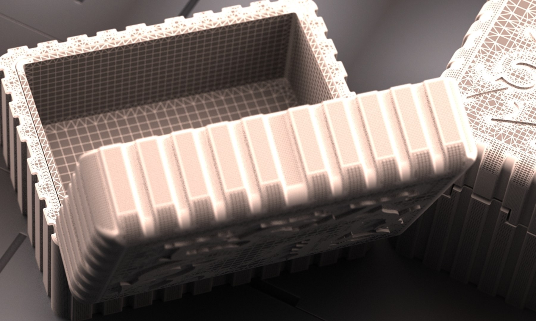 Warlock Lock Box 2015 3d Max