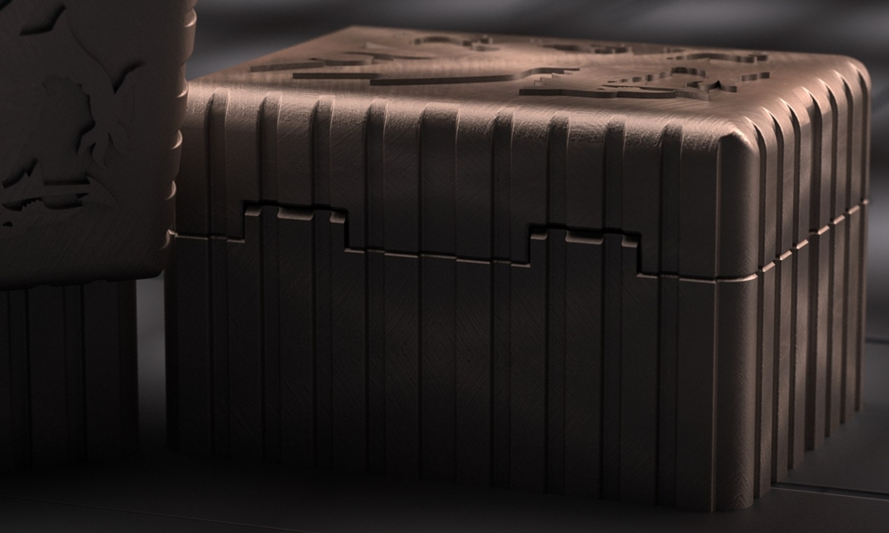 Warlock Lock Box 2015 3d Max