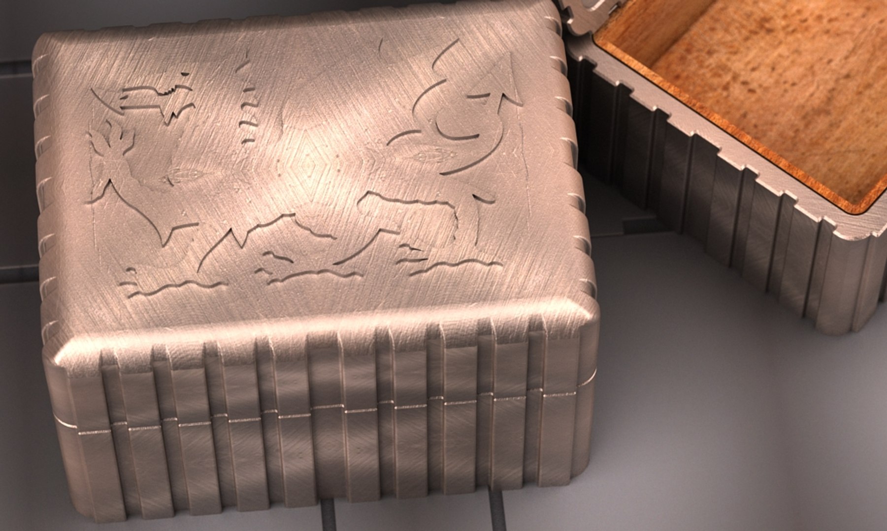 Warlock Lock Box 2015 3d Max