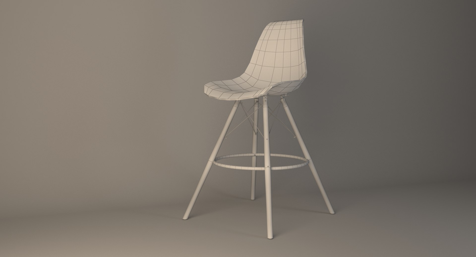 3D realistic bar chair model - TurboSquid 1163559