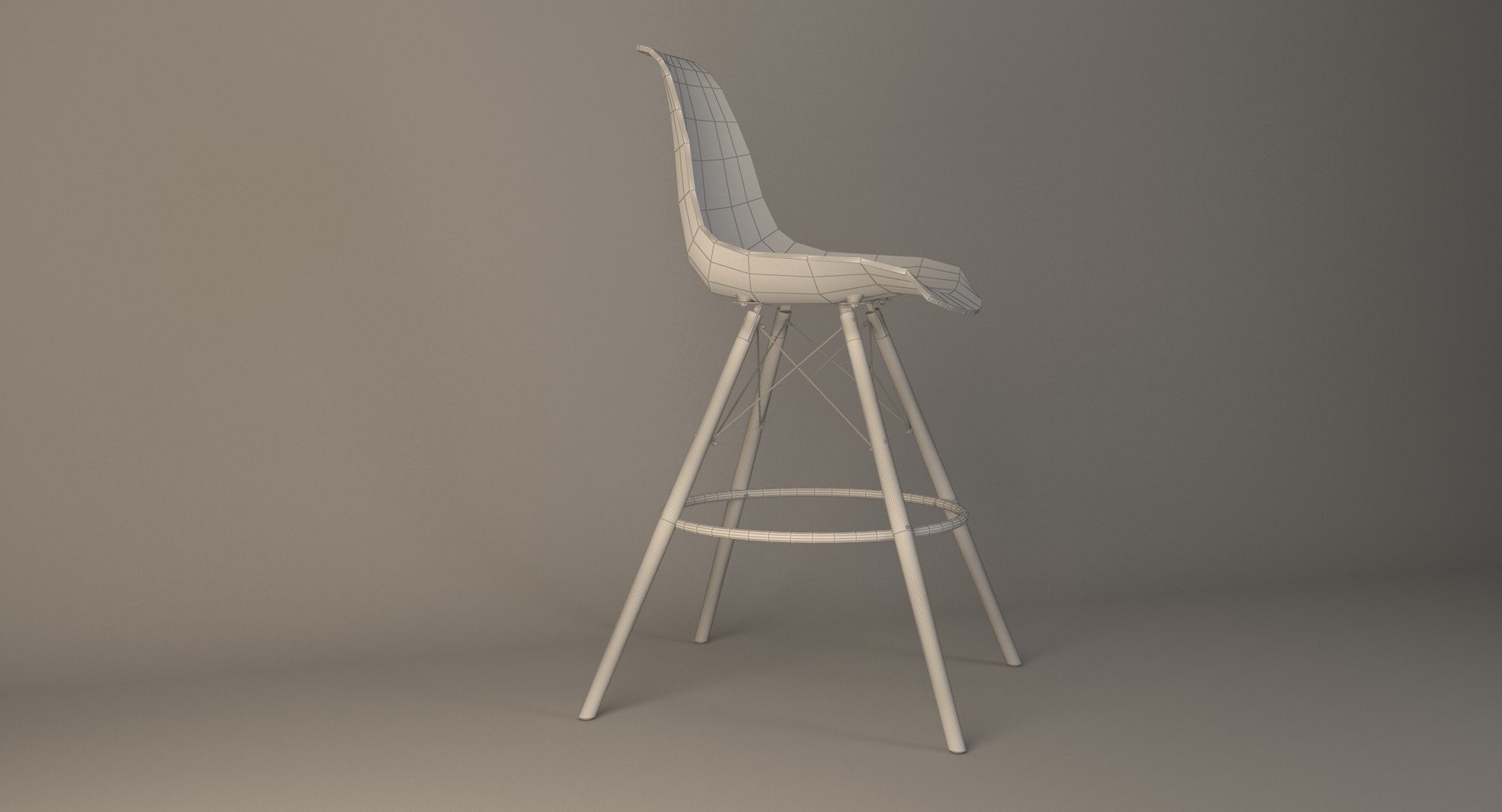 3D realistic bar chair model - TurboSquid 1163559