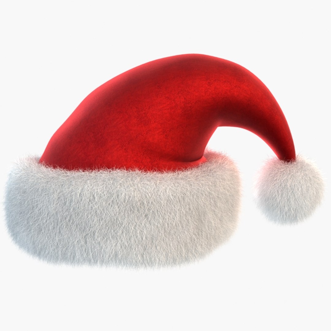 3d Santa Hat Model