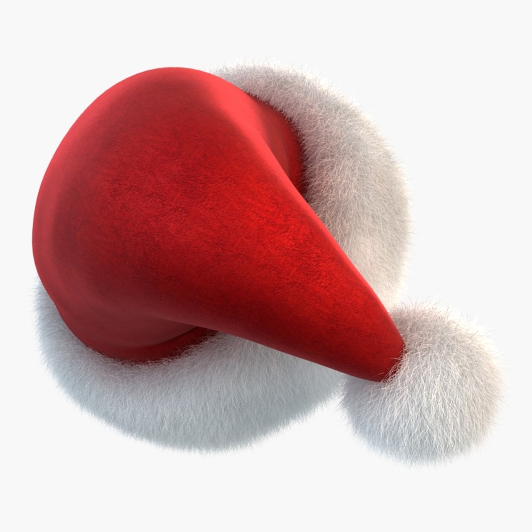 3d Santa Hat Model