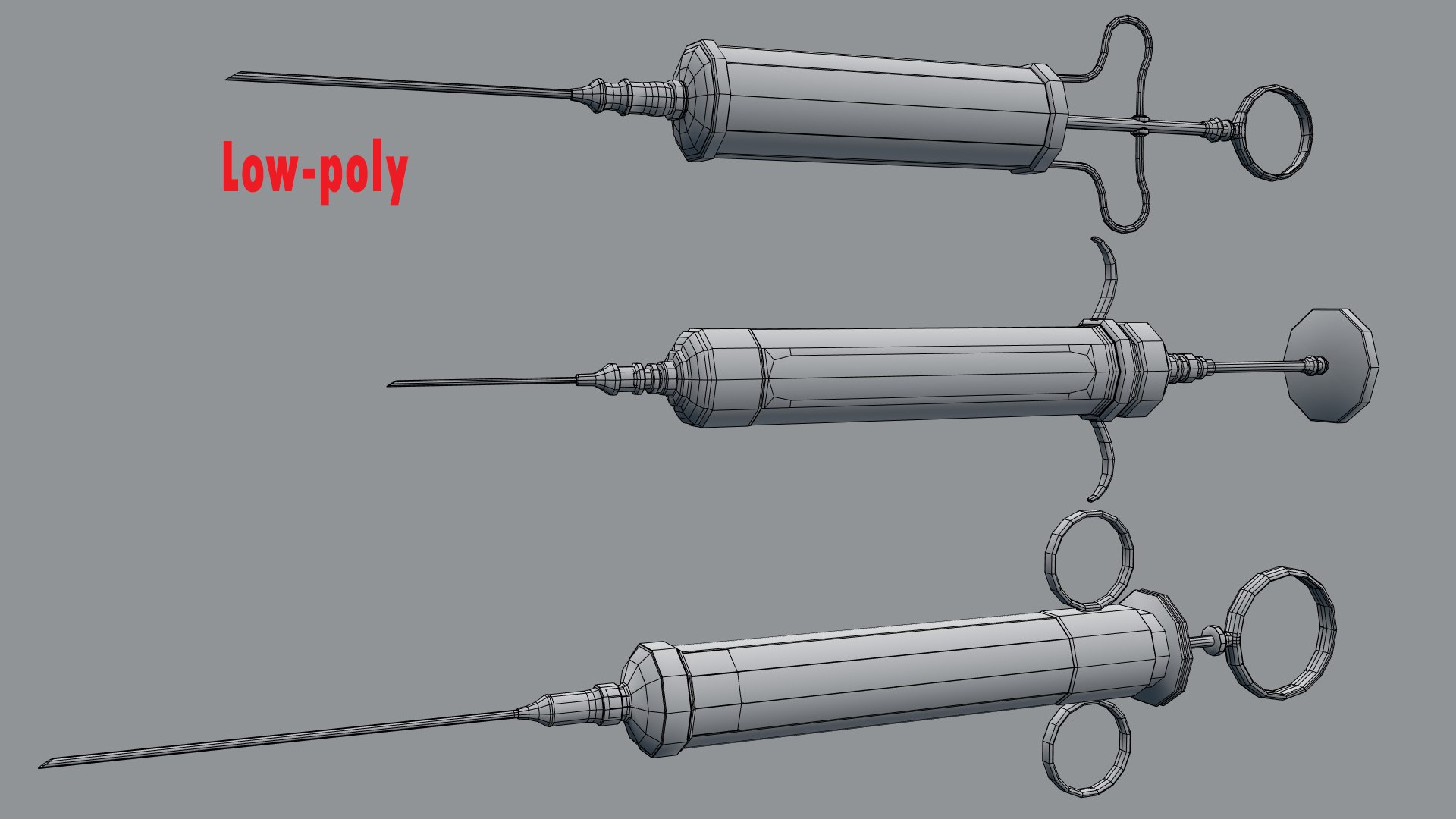 Vintage Syringe 3D Model - TurboSquid 1473270