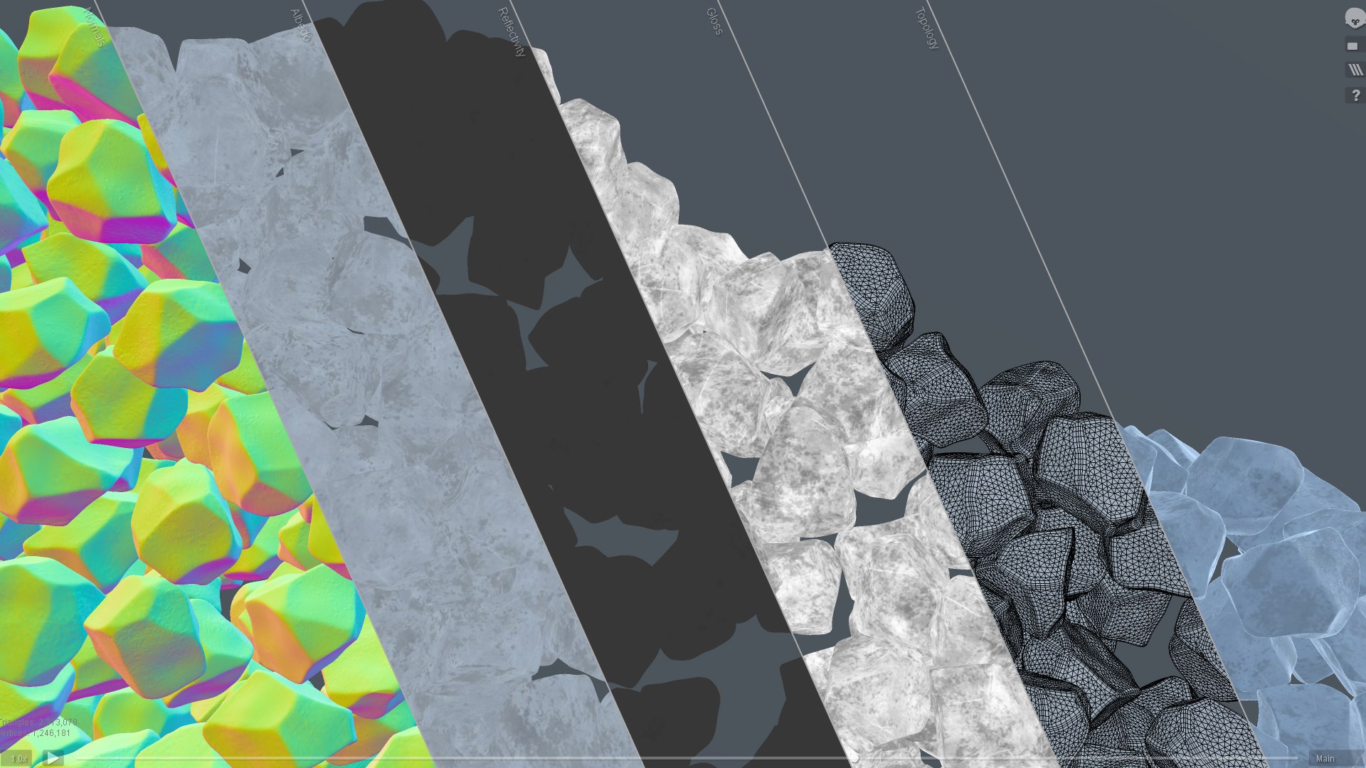 Ice Cubes Falling Animation 3 3D Model - TurboSquid 2023899