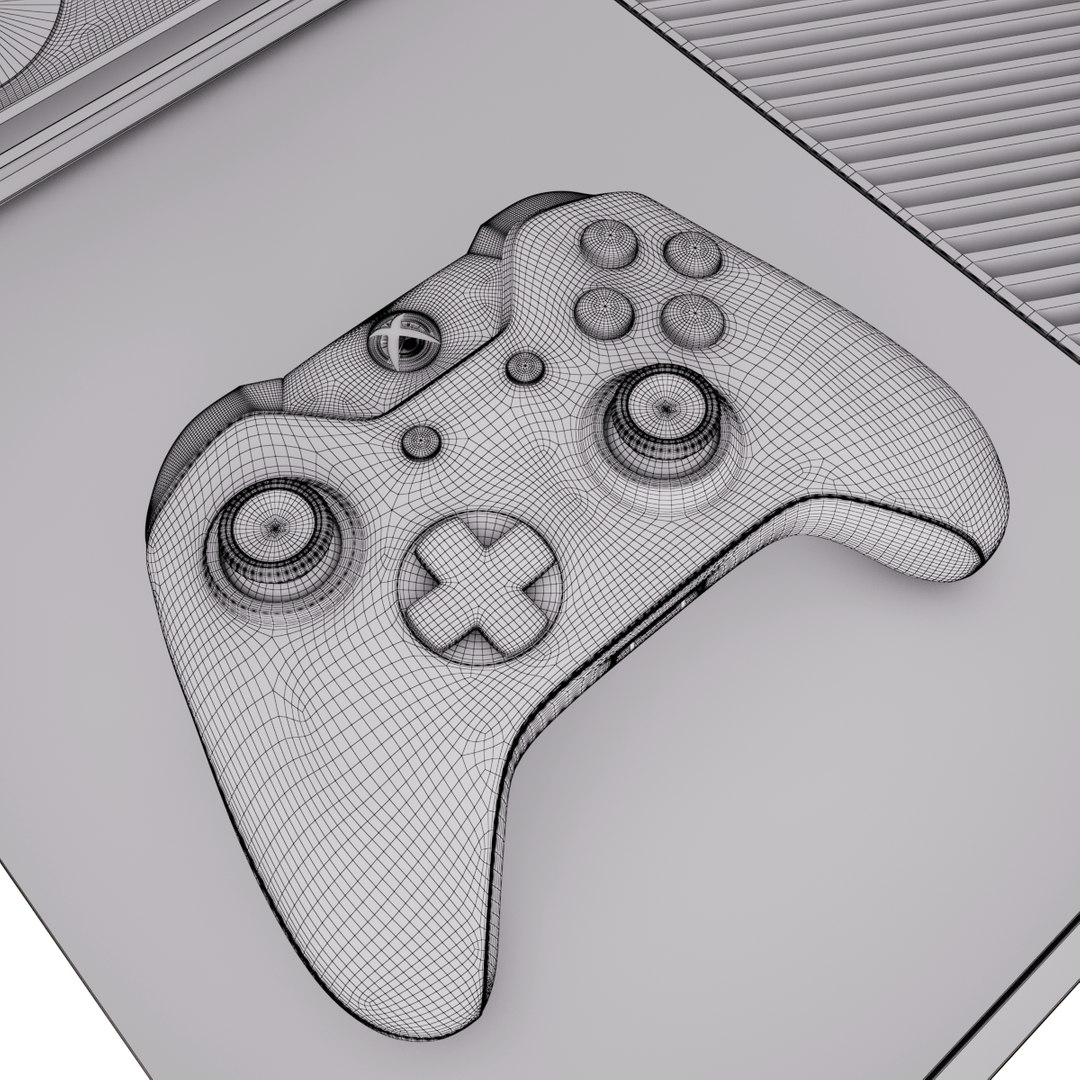 Max Xbox Console Modeled