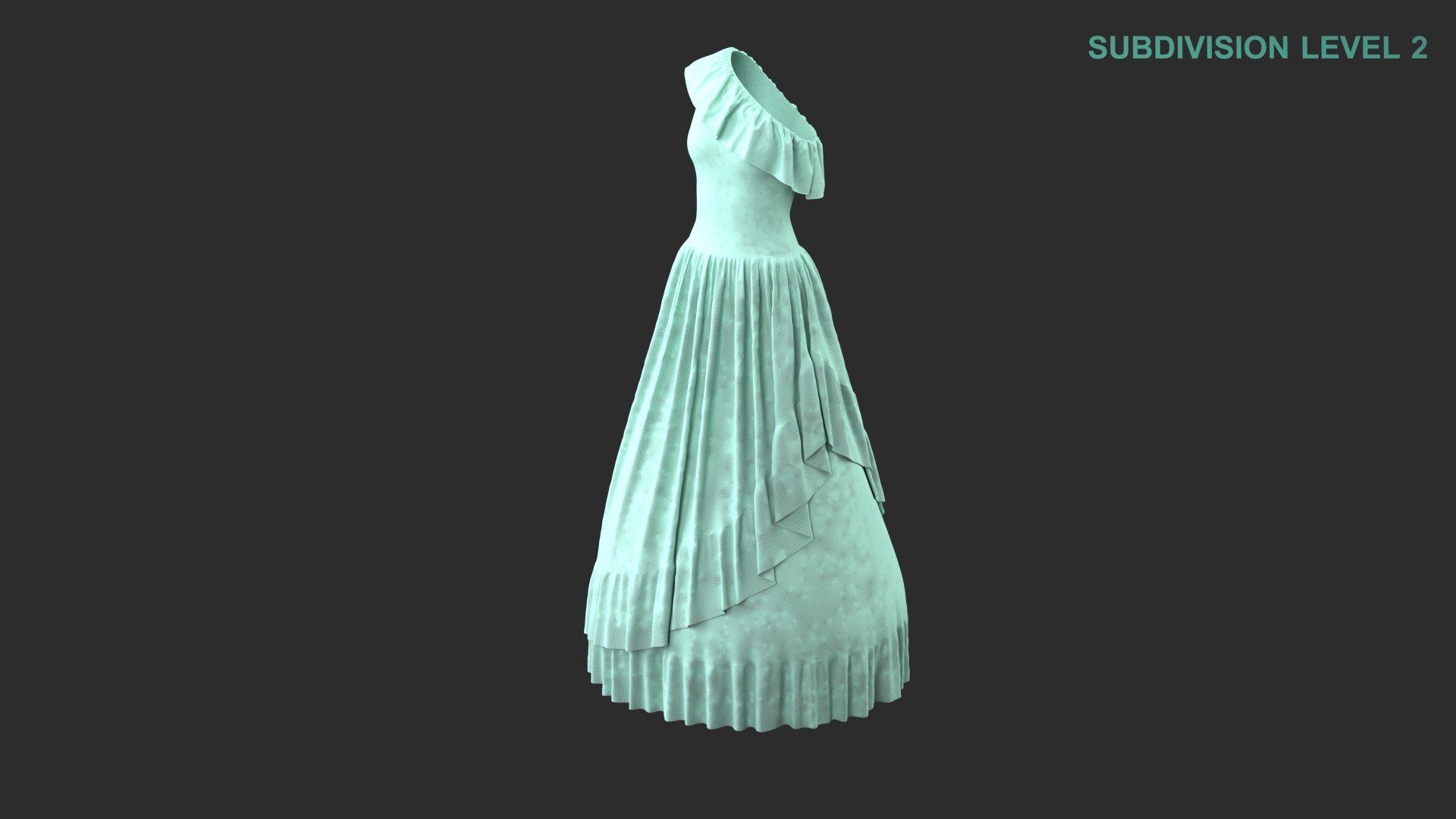 3D Dress - TurboSquid 2134207
