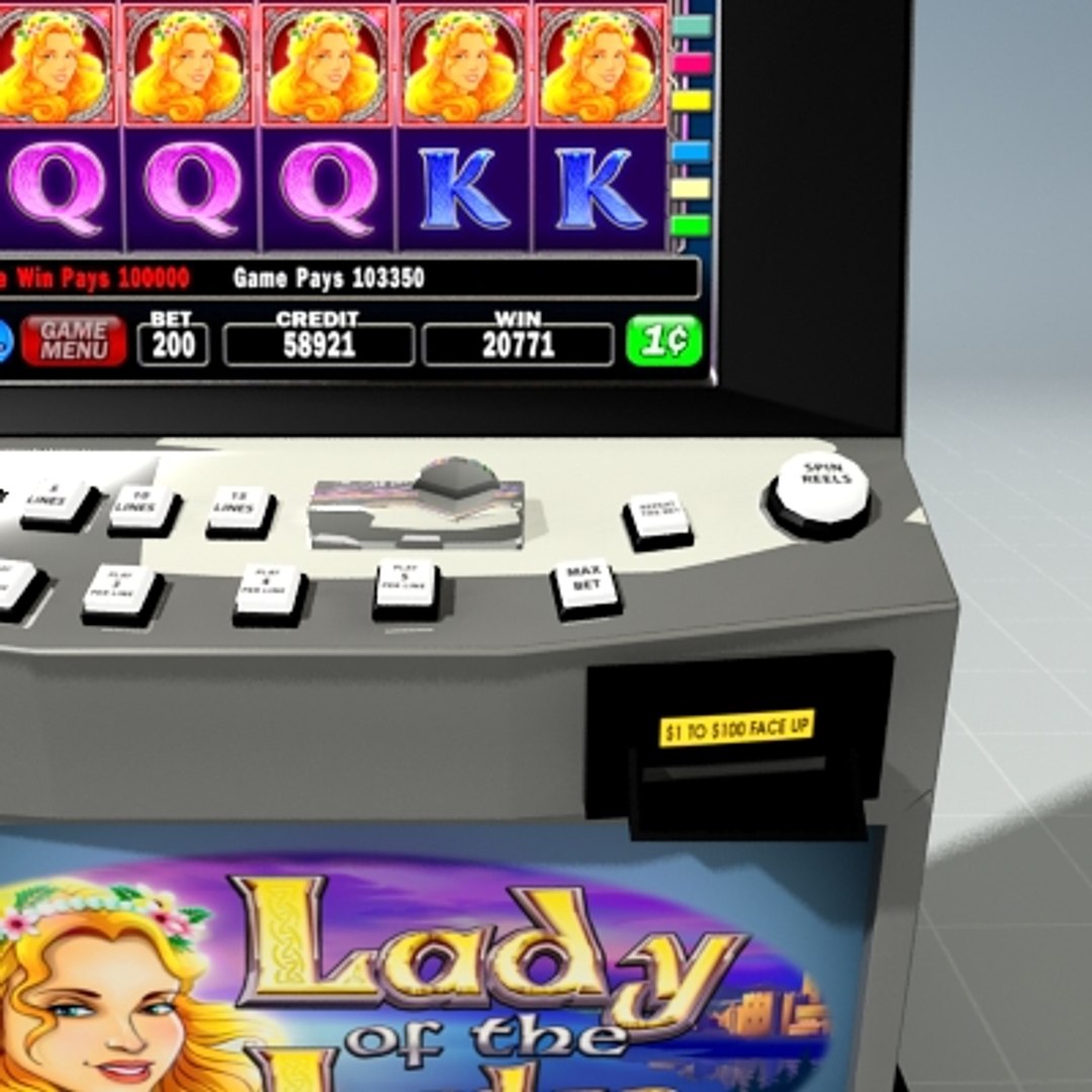 3d slot machine casino squares