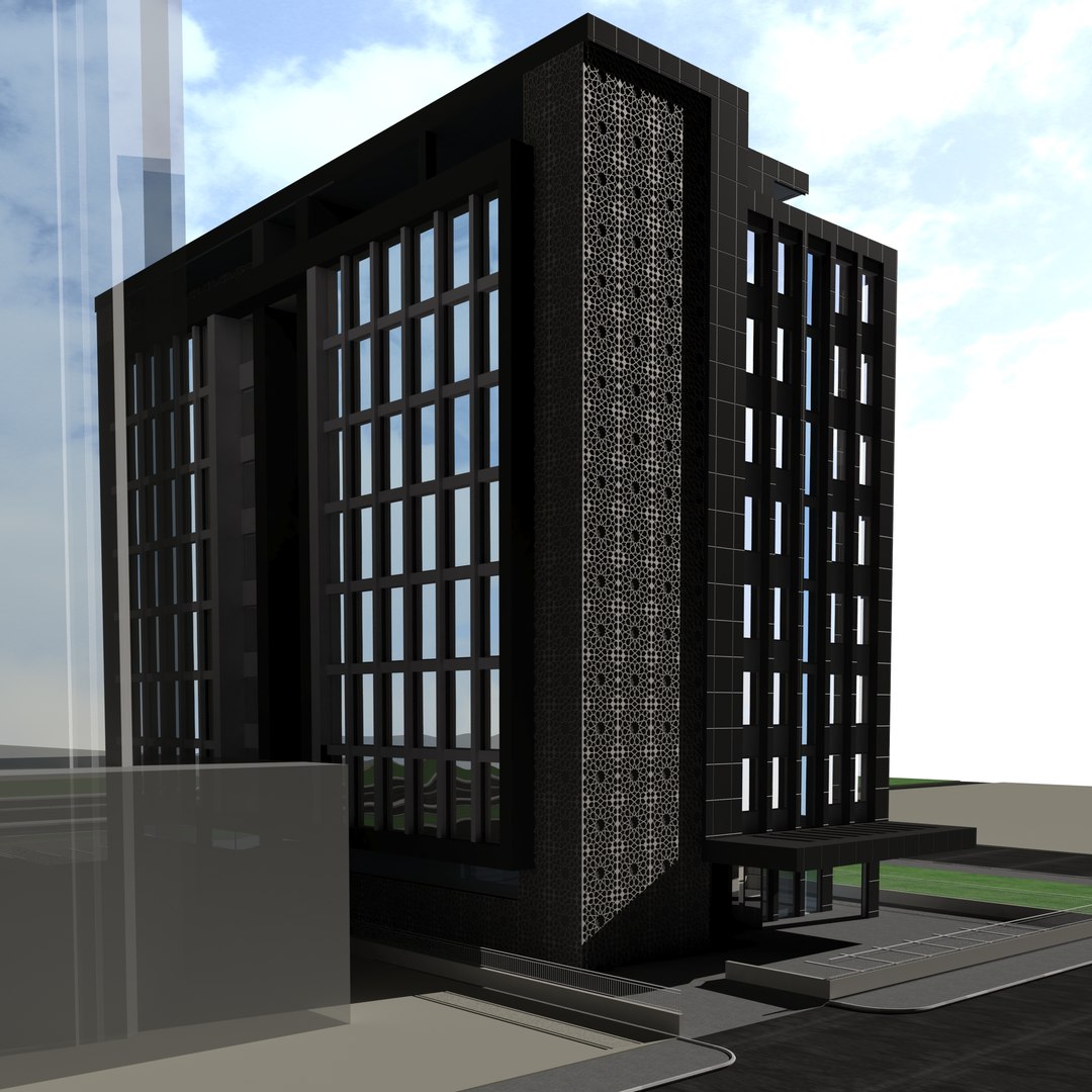 3D Modern Government Revenue Building - TurboSquid 1260317