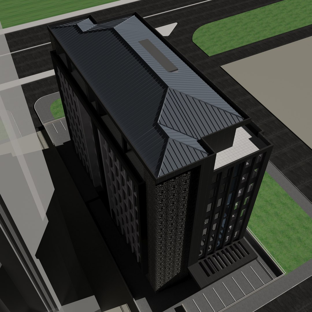 3D Modern Government Revenue Building - TurboSquid 1260317