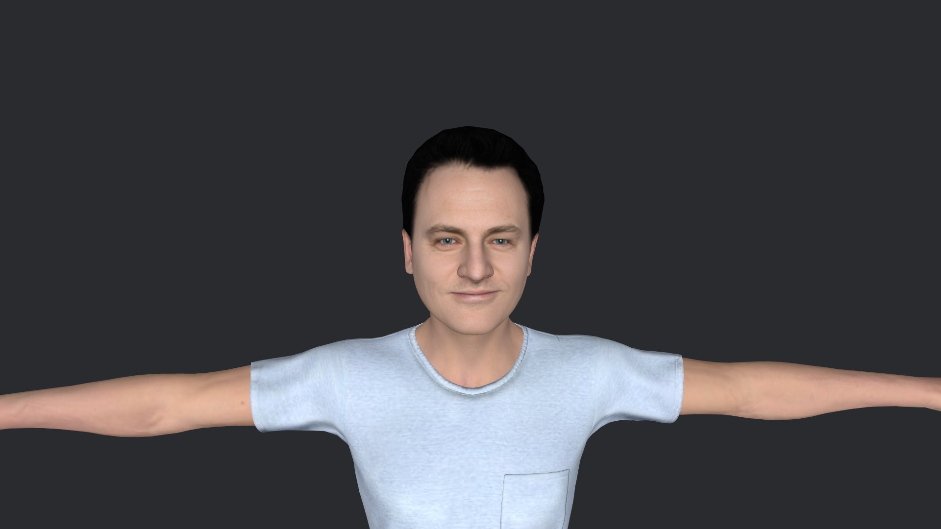 3D Matthew Perry Hyper Realistic Full Body Fully Rigged 3D Character ...