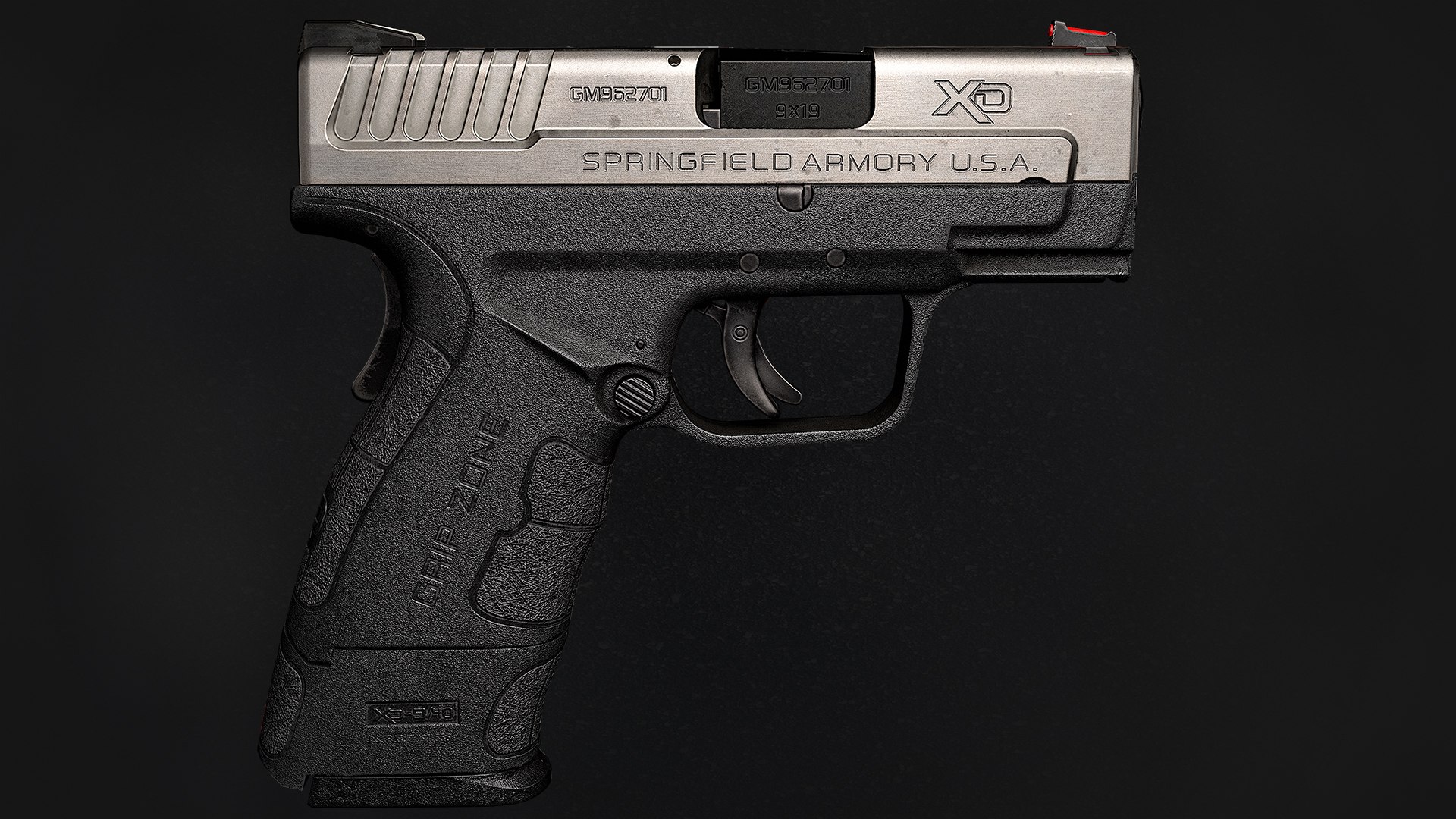 3D Springfield XD Mod2 Game Ready Low Poly Model - TurboSquid 1935805