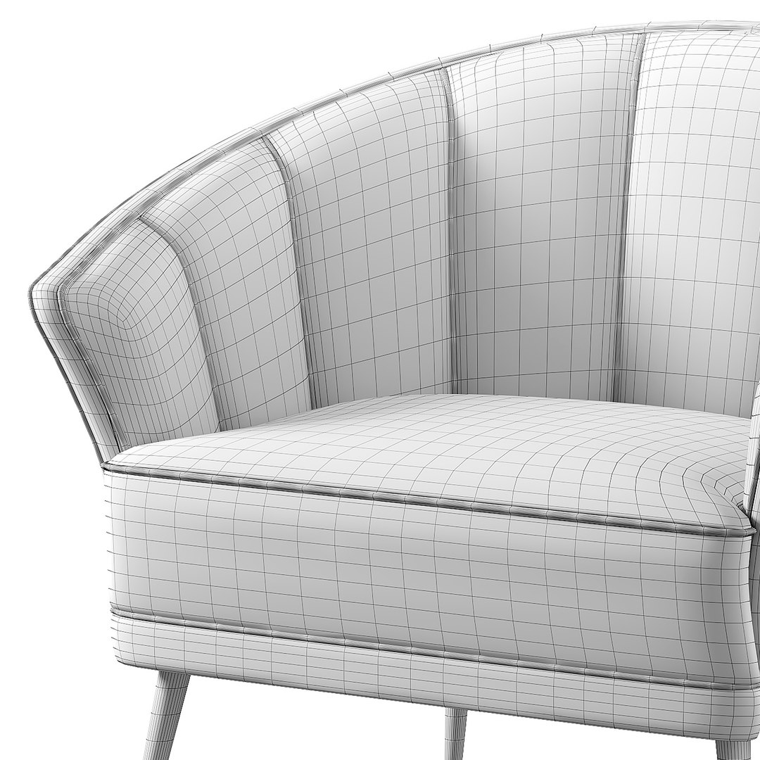 3D Model MAYA ARMCHAIR By Maisonvalentina - TurboSquid 1947485