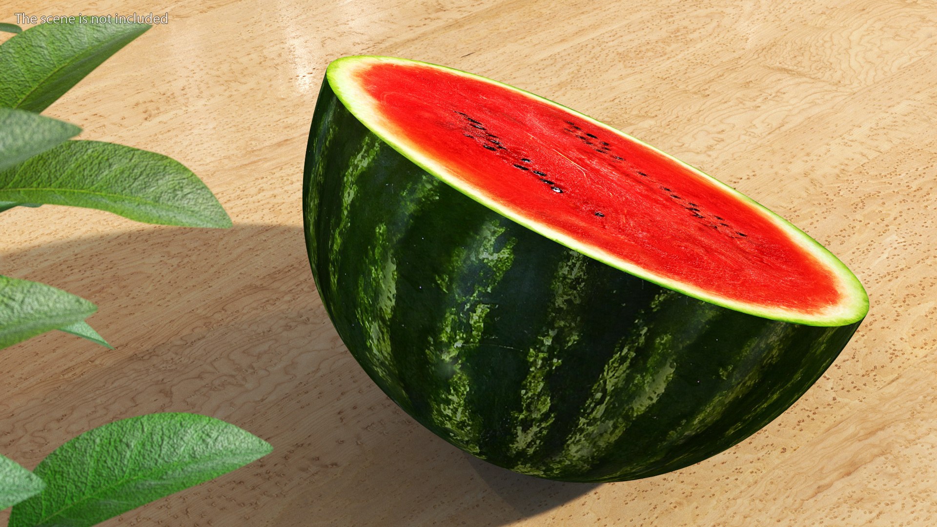 Half Of Fresh Watermelon Model - TurboSquid 2134061