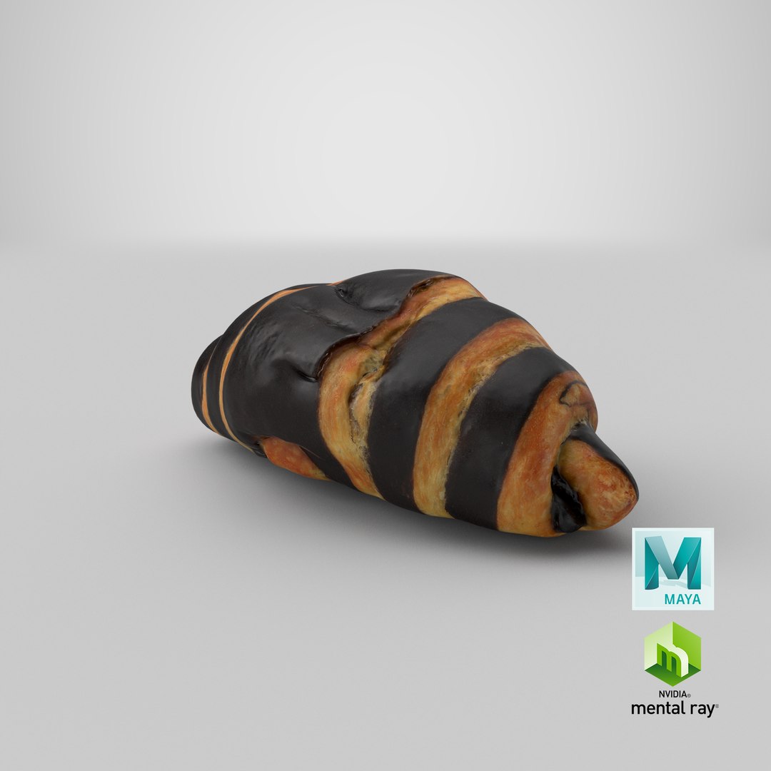 Croissant 3D model - TurboSquid 1681954