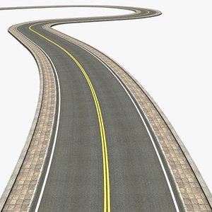 road set modelled 3d model