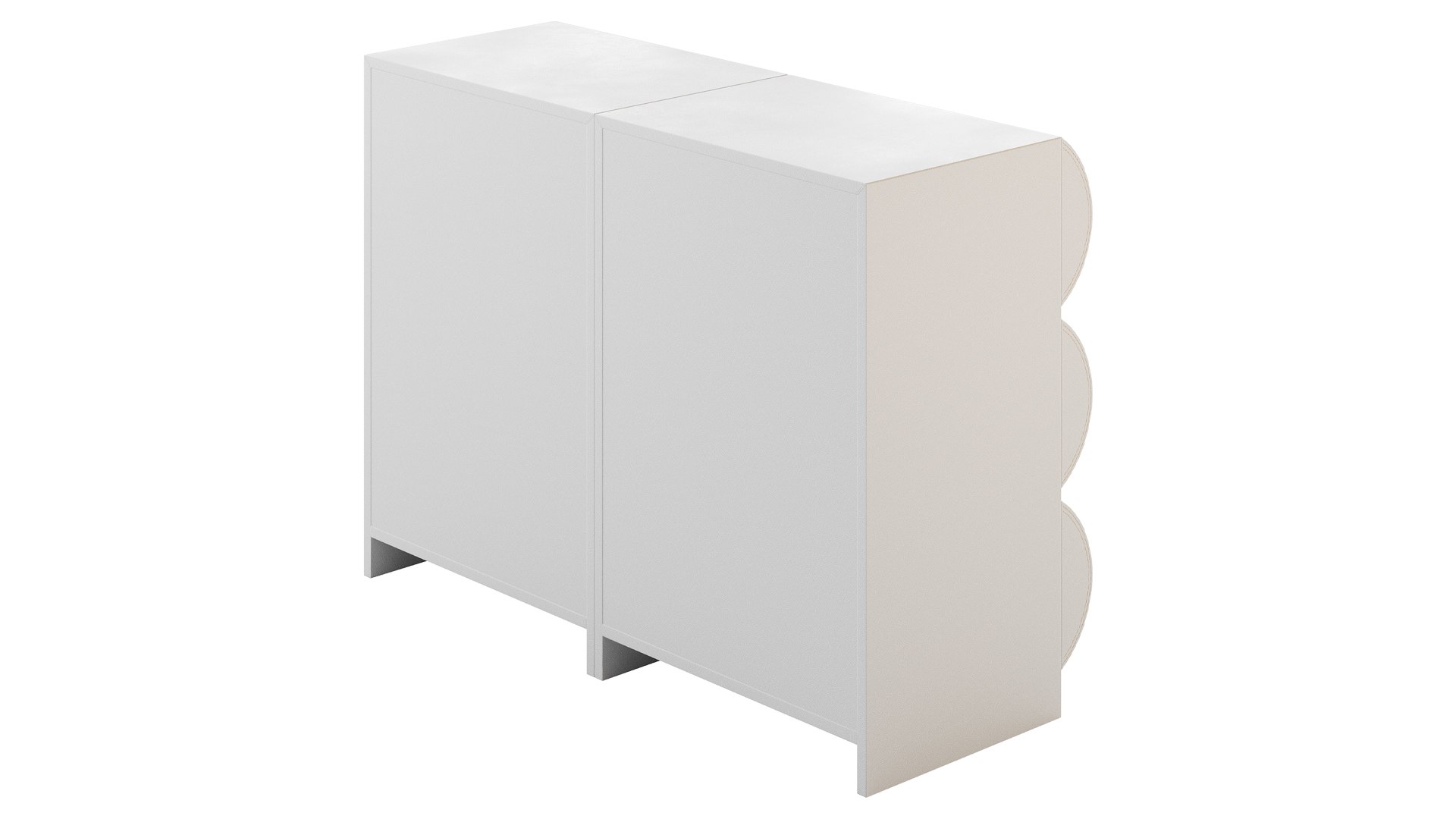 3D Humply Modern White Leather - TurboSquid 2225178