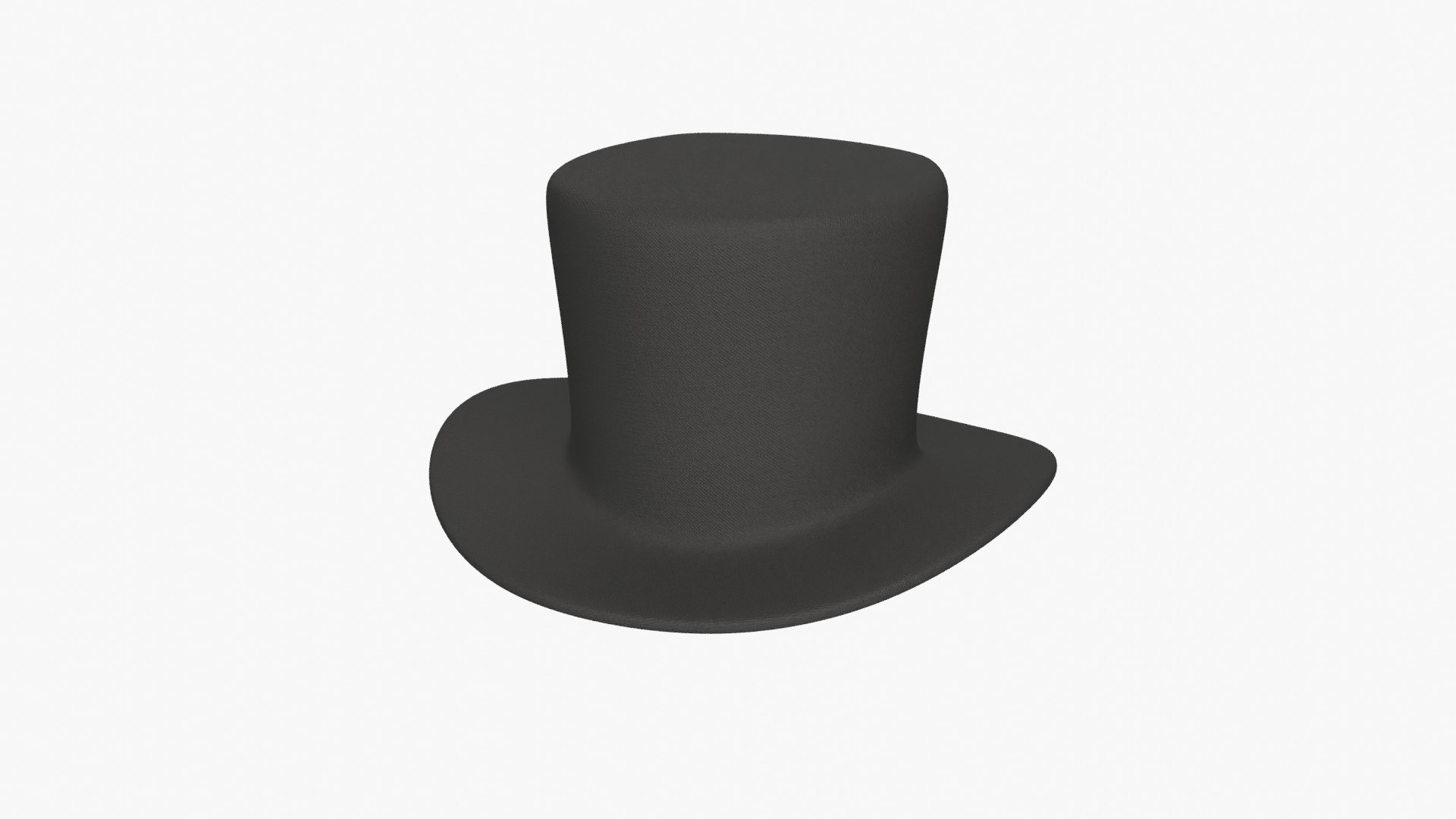 Cartoon Top Hat - Black 3D Model - TurboSquid 2239987