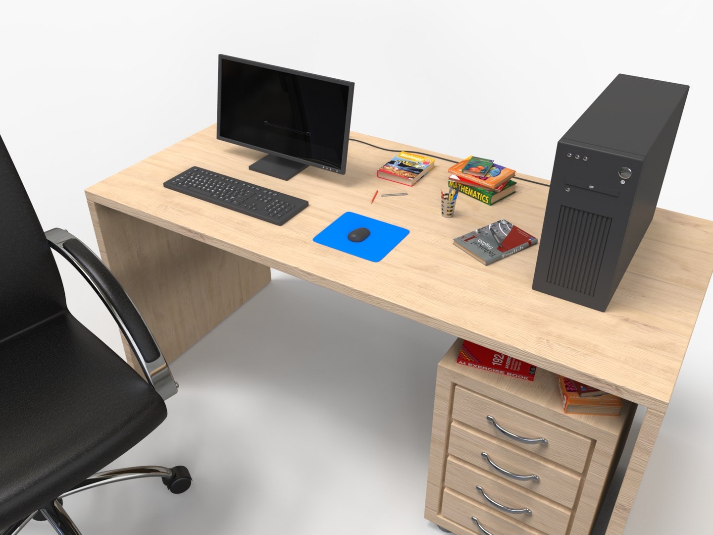 Desk 3d Obj