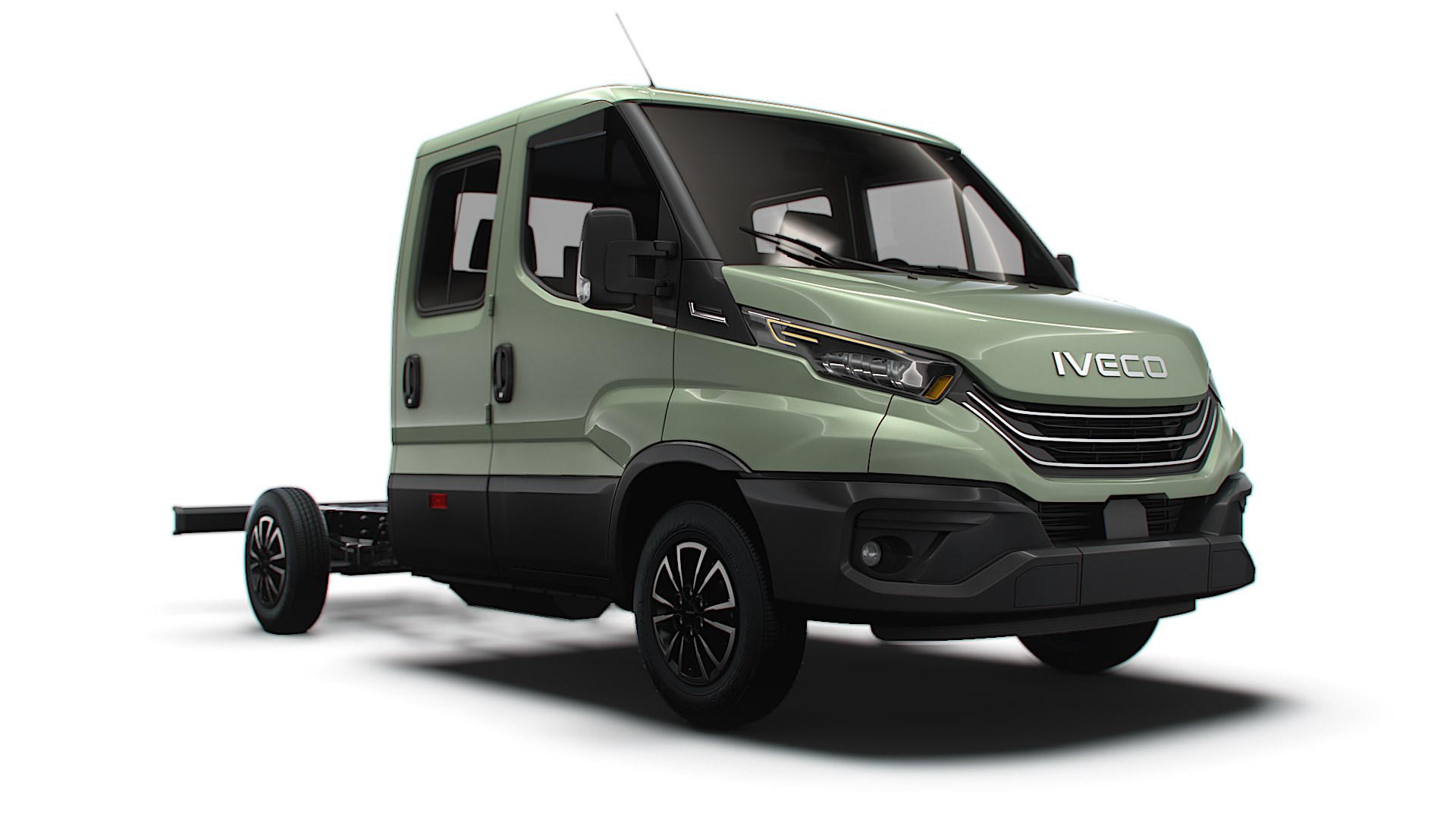 Iveco Daily Crew Cab L2 Chassis 2024 model - TurboSquid 2165839