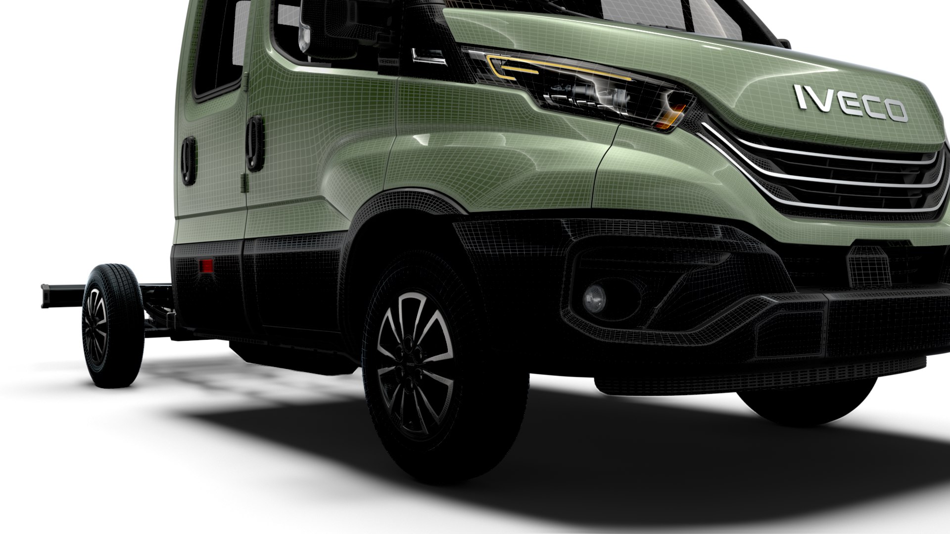 Iveco Daily Crew Cab L2 Chassis 2024 model - TurboSquid 2165839