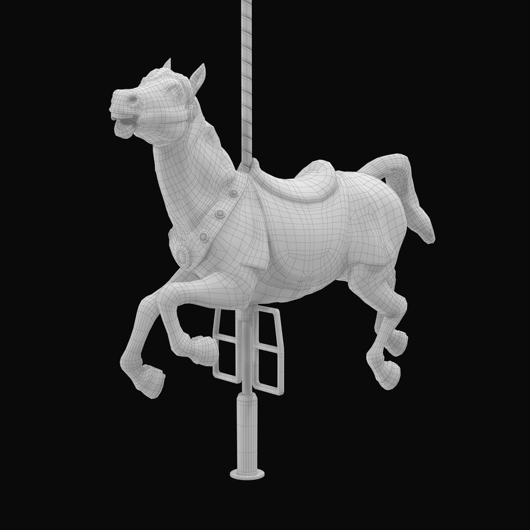 Carousel horse v1 3D - TurboSquid 1161055