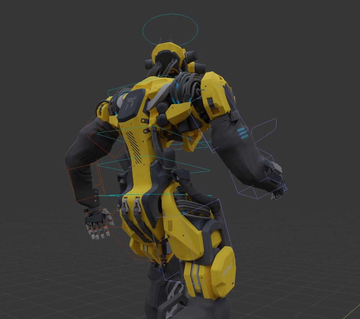 Robot Droid Unreal Unity 3D - TurboSquid 1881285