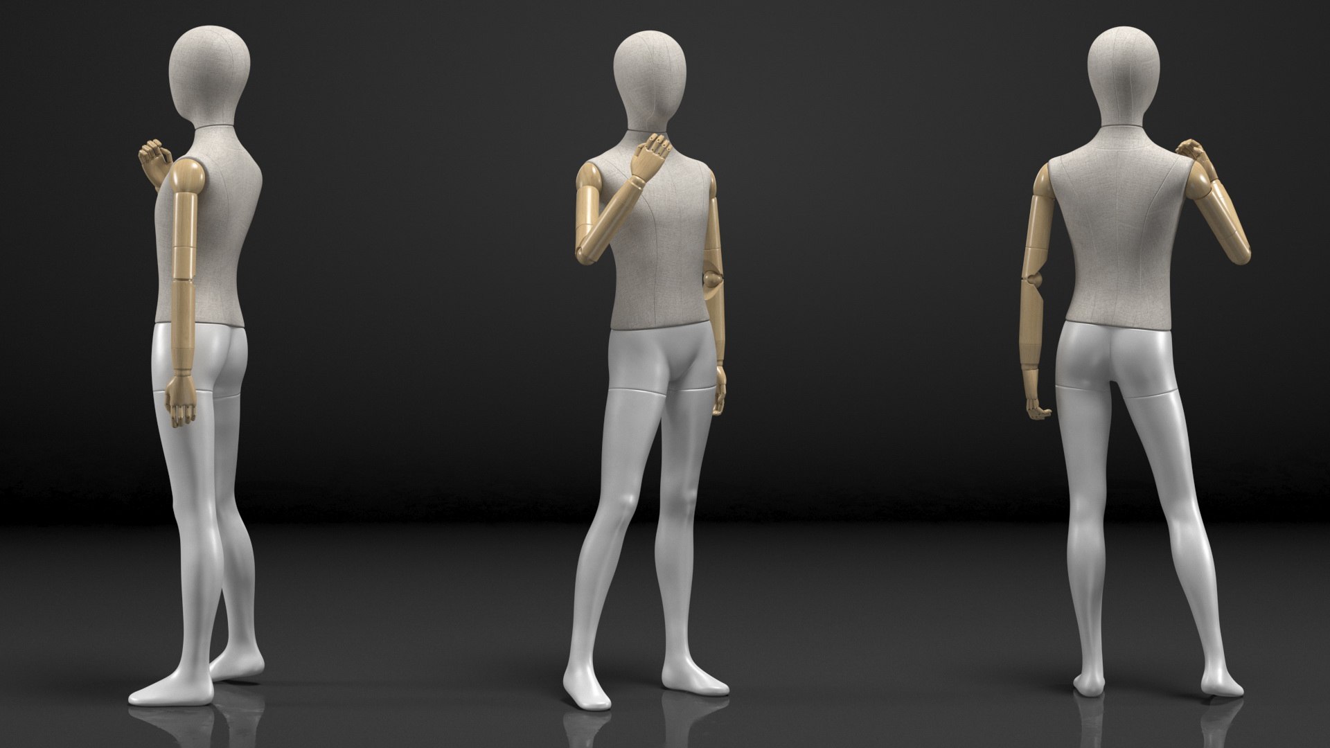 3D Flexible Child Mannequin Standing Pose Model - TurboSquid 1852171