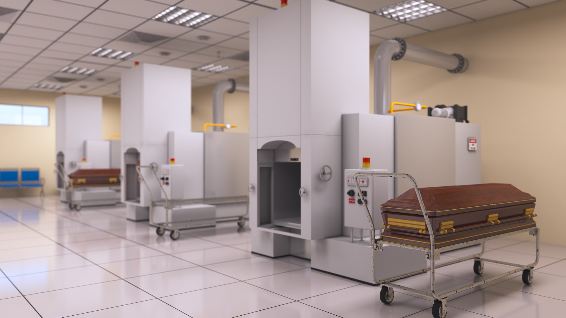 Crematorium Model - TurboSquid 1973475