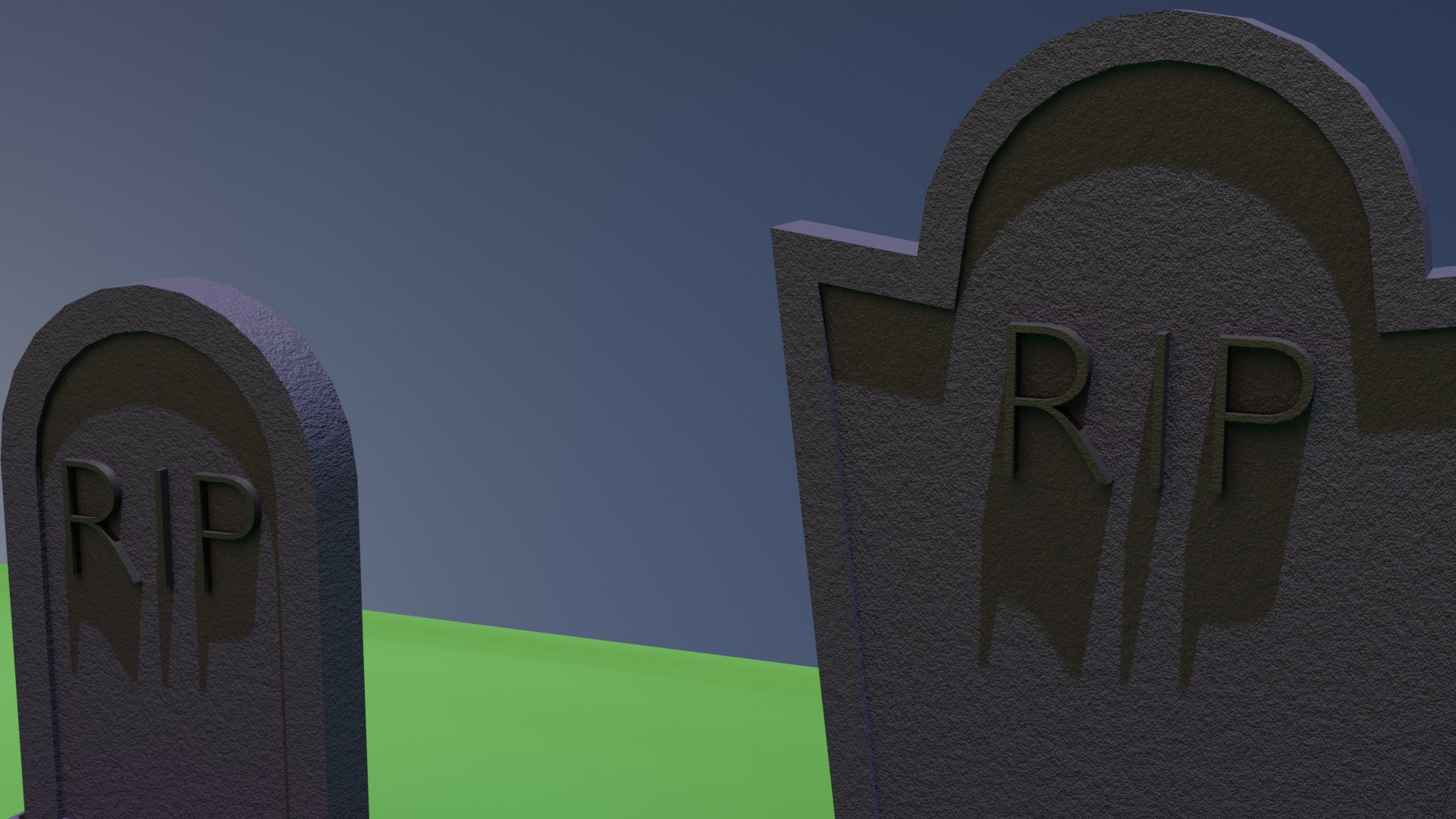 Gravestones Model - TurboSquid 2136512